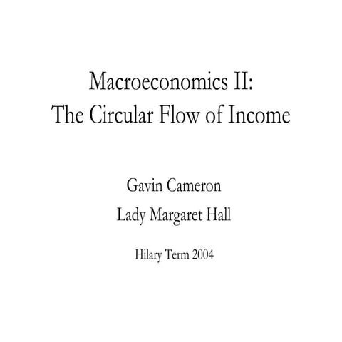Introduction to Macroeconomics Variables | PPT