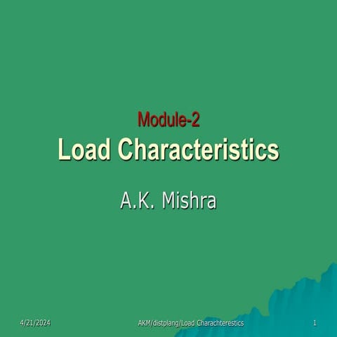 Electrical load characteristics of transmission line.ppt