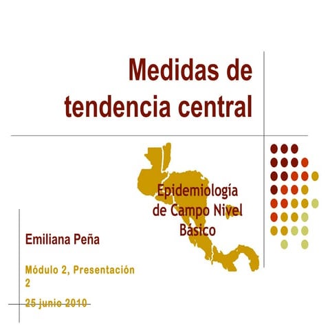 Medidas de tendencia central ppt | PPTX