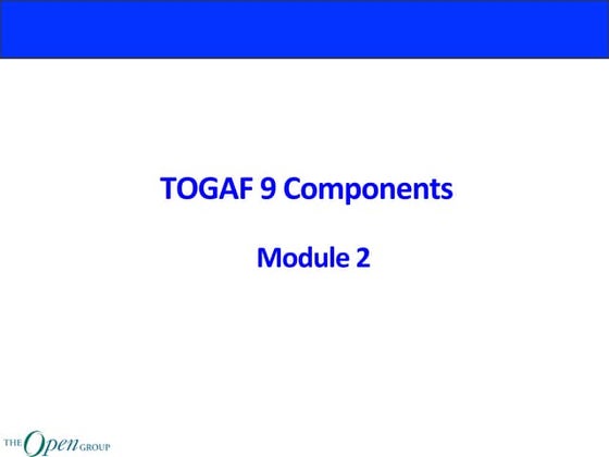 Togaf_9_Certification | PDF
