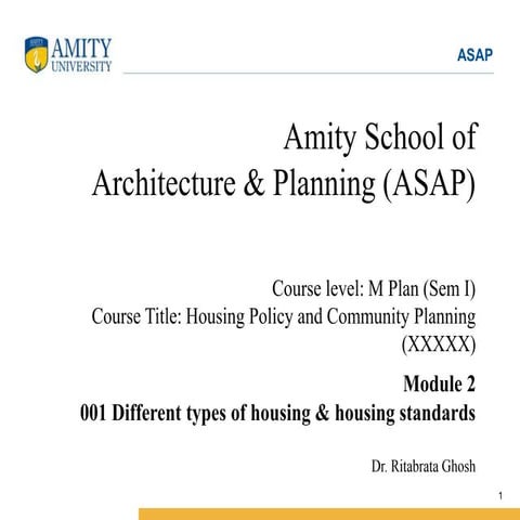 Different types of housing & housing standards.ppt