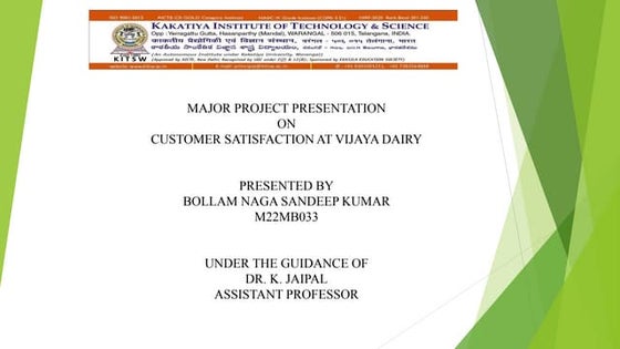 Patna Dairy Project | PPTX