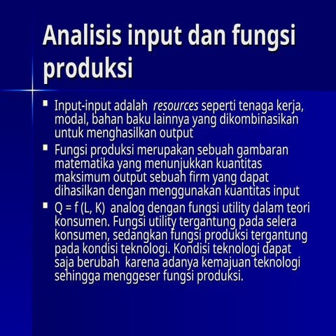 M2_ANALYSIS INPUT AND PRODUCTION FUNCTION.ppt