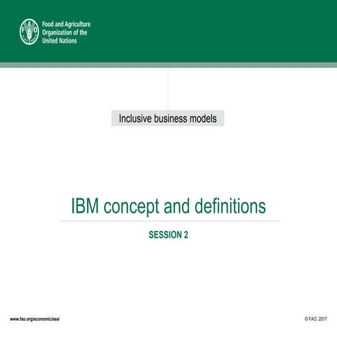 IBM concept and definitions - Session 2 | PPTX