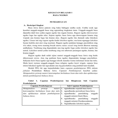 M2 kb2 BASA NGOKO ALUS | PDF