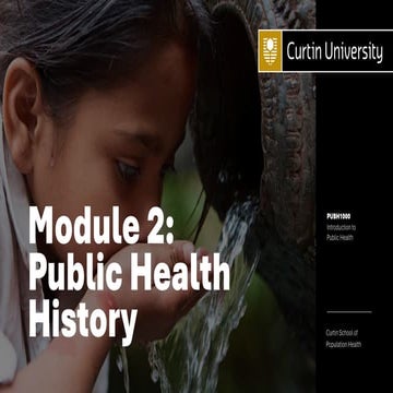 Module 2: Public Health History [Tutorial Slides] | PDF