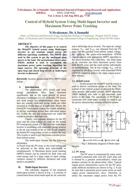 Sensor-less DC-Voltage Control for Grid-Connected Inverters | PDF