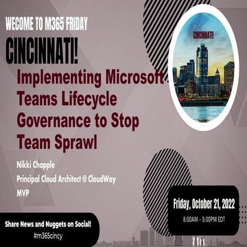 Implementing Microsoft Teams Lifecycle Governance to Stop Team Sprawl ...