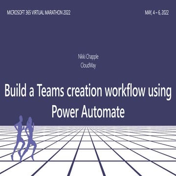 Build a Teams creation workflow using Power Automate | M365 Virtual ...
