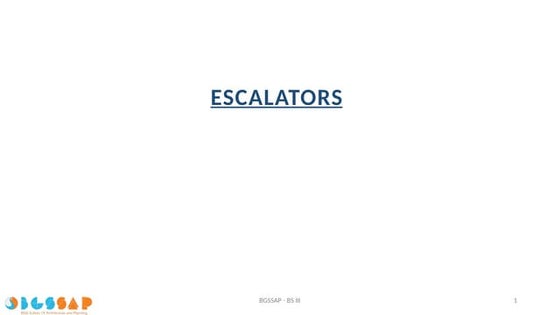 Building Utilities 2 : Elevators and Escalators | PPT
