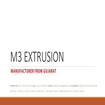 M3 extrusion | PDF