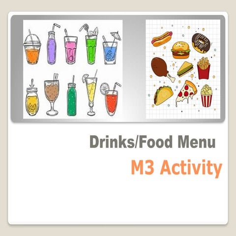 M3 Food Menu Activity for Students in HS.pptx
