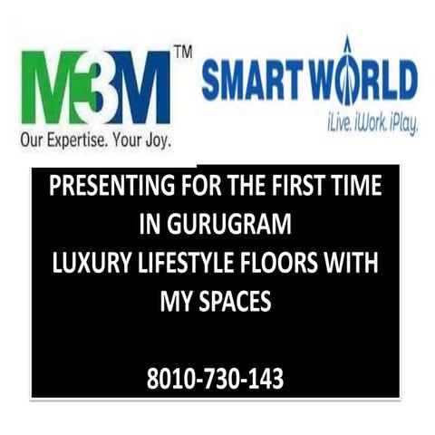 M3 m smart world 2 3 bhk floors in sector 89 gurgaon | PDF ...