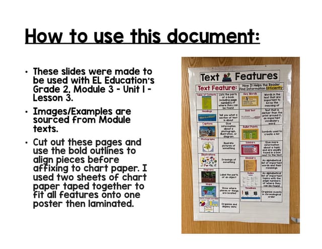 Nonfiction Text Features Slideshow | PDF
