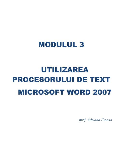 Recapitulare Microsoft Word | PPT