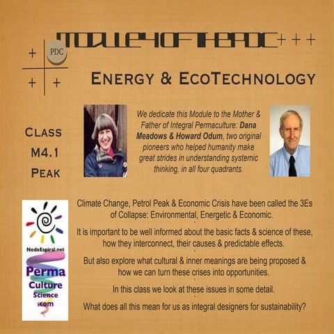 PDC+++ Module 4 Class 1 Peak | PPT