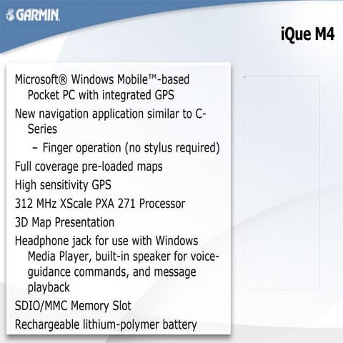 M4 Specs | PPT