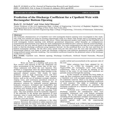 fluid mechanics in notches and weir presentation by pritika prajapati ...