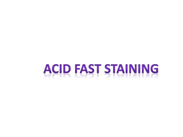 M 4 afb stain by Dr vimal prakash | PPT M 4 afb stain by Dr vimal prakash | PPT