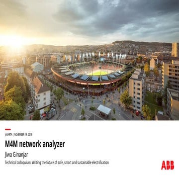 M4M network analyzer.pptx.................. | PPTX