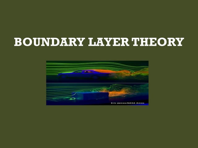 Boundary layer theory | PPTX