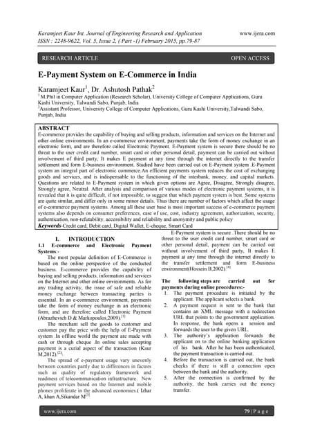 E-payment system | PPTX | Credit Cards | Personal Debt