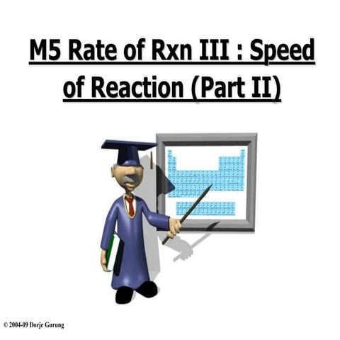 M5 Rate of Rxn III Speed of Reaction 2.pptx