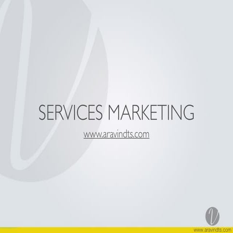 Services Marketing | PPT