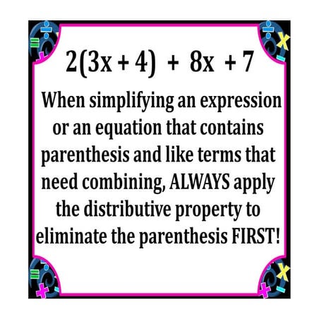 M7 lesson 2 2 simplify & evaluate expressions pdf part 2 | PDF