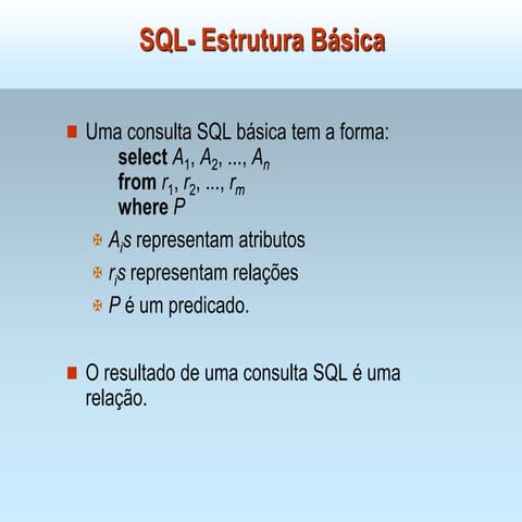 Consultas básicas em SQL | PDF