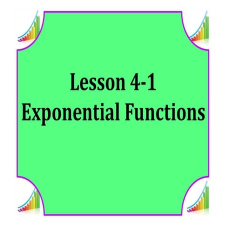 M8 acc lesson 4 1 graphing exponential functions ss | PPT