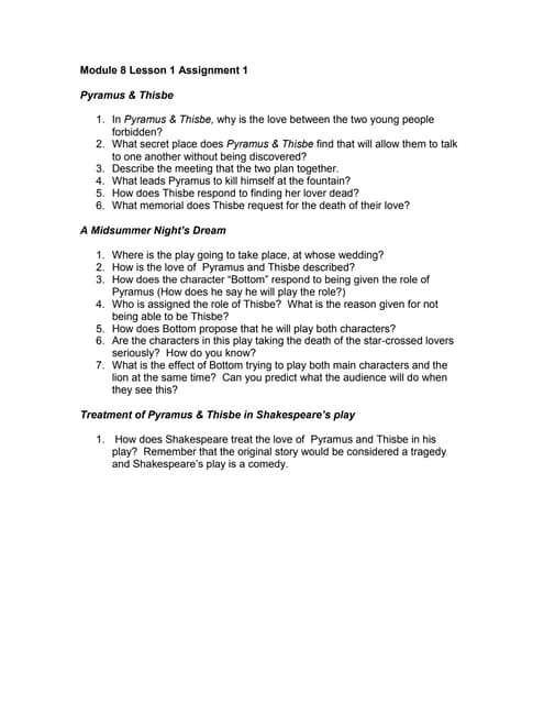 Module 3 lesson 1 completion don quixote art analysis handout | PDF