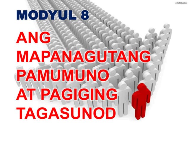 LEADERSHIP TRAINING MODULE TAGALOG VERSION | PPTX