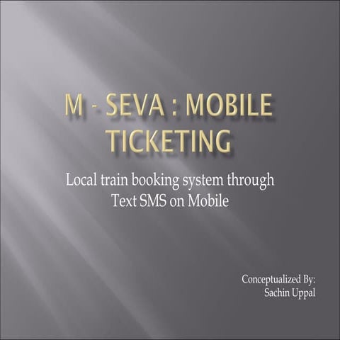 mTicket public-transportation | PDF