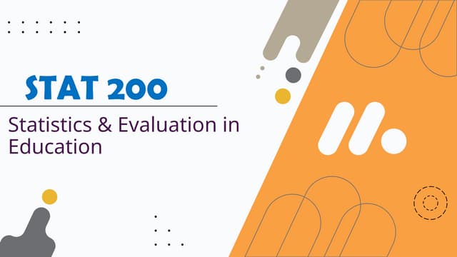 Branches of statistics | PPTX | Educational Assessment | Education