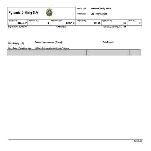 Ma 09 crane wire replacement ( boom ) | DOC