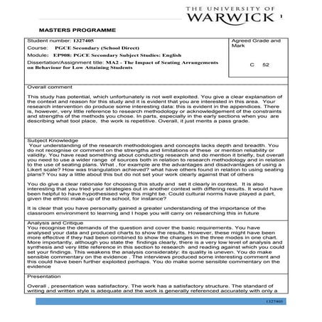 Masters Assignment 2 | DOCX