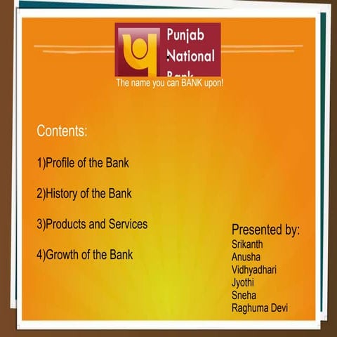 Ma3 group no2 pnb bank | PPT