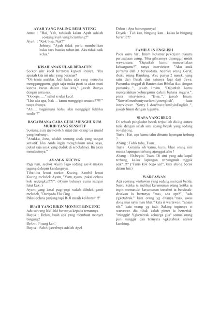 Contoh teks-naskah-drama-komedi | PDF