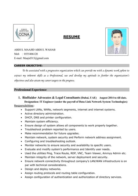 satish new cv | DOCX