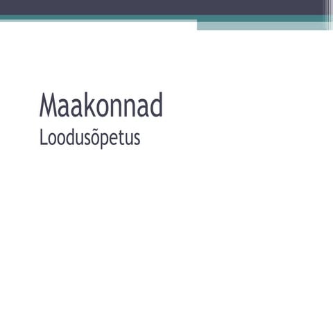Maakonnad | PPT