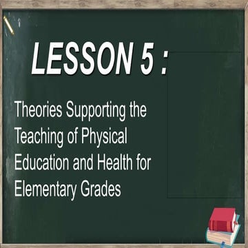 PHYSICAL EDUCATION AND HEALTH FOR ELEMENTARY GRADES | PPTX