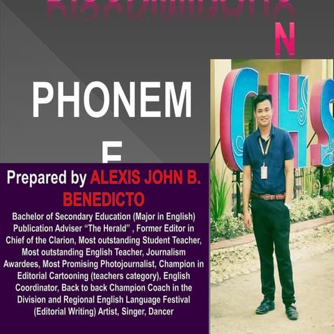 PHONEME DISCRIMINATION | PPTX