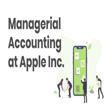 Managerial Accounting at Apple Inc. | PPTX