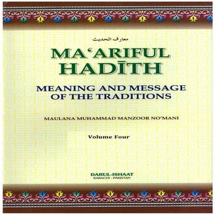 Maariful hadith volume 4 by maulana manzoor nomani r.a. | PDF