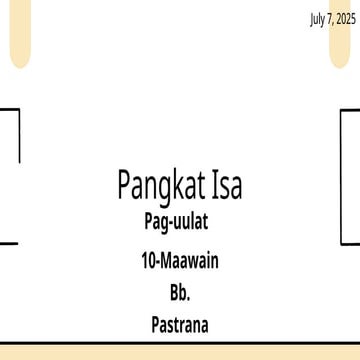 MAAWAIN-MODYUL2.MITO AT MGA KUWENTONG BAYAN | PPTX