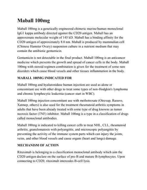 Enfiera 500mg injection - anticancer medicine | PPTX