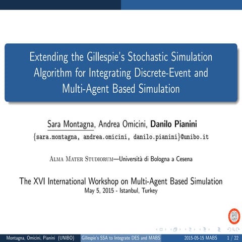 Extending The Gillespies Stochastic Simulation Algorithm For