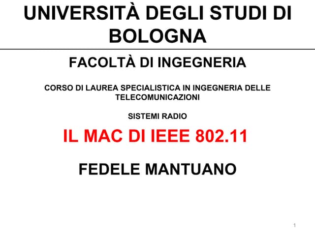 Mac Ieee 80211