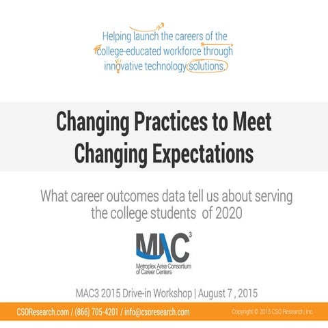 Changing Practices to Meet Changing Expectations | PDF | College ...